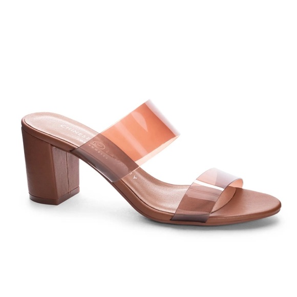 Chinese Laundry | Shoes | Chinese Laundry Robinn Vinyl Brown Heel 75 ...